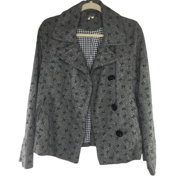 Thread & Needle | Jackets & Coats | Needle Thread Gray Wblack Bow Tie ...